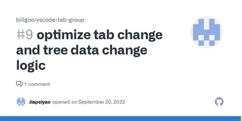 Optimize Tab Change And Tree Data Change Logic Issue 9 Billgoo Vscode Tab Group GitHub