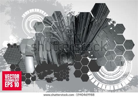 Big Data Connection Complex Data Visual Stock Vector Royalty Free