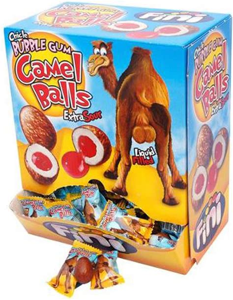 Fini Extra Sour Camel Balls Bubble Gum 200 Count Au Grocery