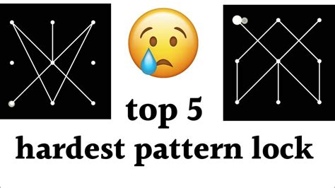 Best 5 Hard Pattern Lock Youtube