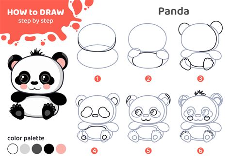 Cute Easy Panda Drawing Step By Step