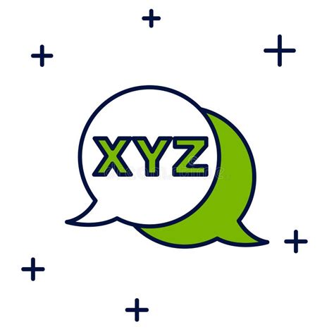 Filled Outline Xyz Coordinate System Icon Isolated On White Background Xyz Axis For Graph