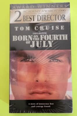 Sealed Born On The Fourth Of July Vhs 1990 Brand New Sealed