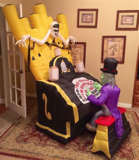 Image Gemmy Prototype Halloween Organ Player Inflatable Airblown 
