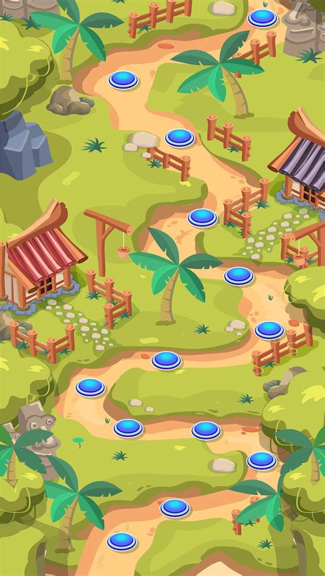 Mobile Game D Level Maps On Behance