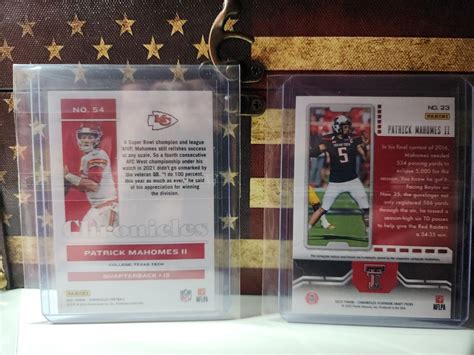 Mavin 2021 Panini Chronicles 54 Patrick Mahomes Ii And Patrick