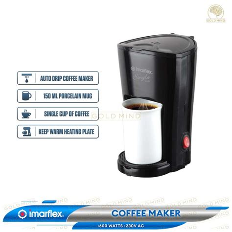 Imarflex Coffee Maker Single Cup 230v 450w Lazada Ph