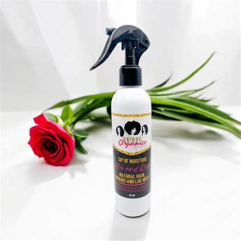 Sip Of Moisture Loc And Braid Spray Rose Water Watermelon Aloe Infused