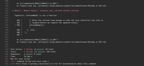 Webcli Tests Will Intermittently Fail Due To Timeout · Issue 1064 · Canonicaljuju Dashboard