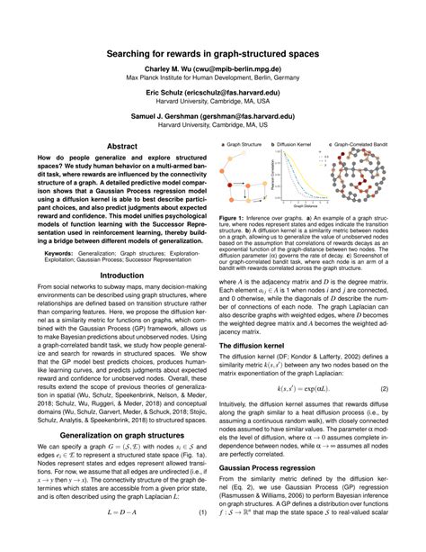 Pdf Searching For Rewards In Graph Structured Spaces