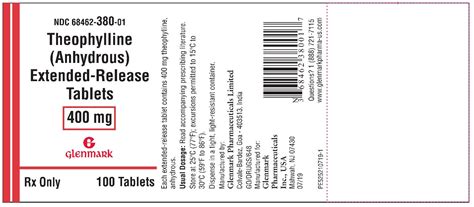 Dailymed Theophylline Tablet Extended Release