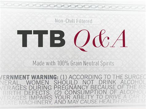 Frequently Asked Questions Ttb Reporting Distiller Magazine