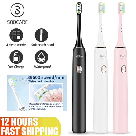 SOOCAS-X3U-Ultrasonic-Electric-Toothbrush-IPX7-Waterproof-Adult-Smart ...