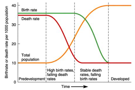 Demographic Transition Theory GKToday