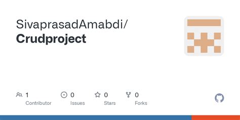 Github Sivaprasadamabdi Crudproject