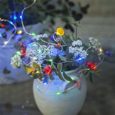 Dew Drop Led Solar String Lights Multicoloured Lights Ie