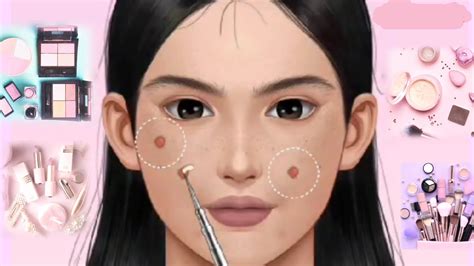 [asmr] Beautiful Makeup Animation Asmr Mekaup Animation Asmr Mekaup