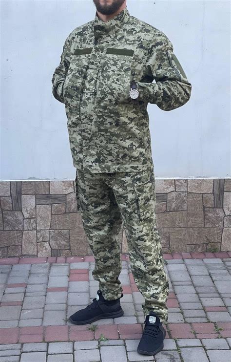 Мужской Тактический Армейский Костюм для ВСУ ЗСУ Tactical Тактическая Военная Форма Пиксель Km