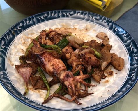 【姜葱爆吹筒仔的做法步骤图，怎么做好吃】francesc下厨房