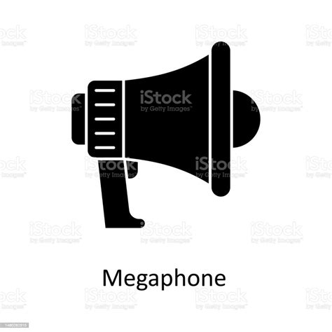 확성기 벡터 솔리드 아이콘입니다 간단한 스톡 일러스트 스톡 3차원 형태에 대한 스톡 벡터 아트 및 기타 이미지 3차원 형태 광고 단체 Istock