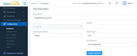 Historial De Actividad De La Base De Datos En MongoDB