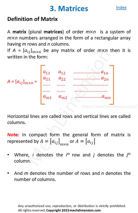 Linear Algebra Matrices EBook MechDimension