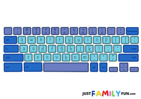 Printable Keyboard Practice Sheet Just Family Fun