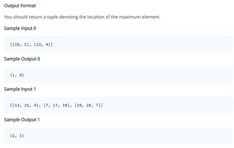 Solved Beginner Python 3 Return Row Column Position Of