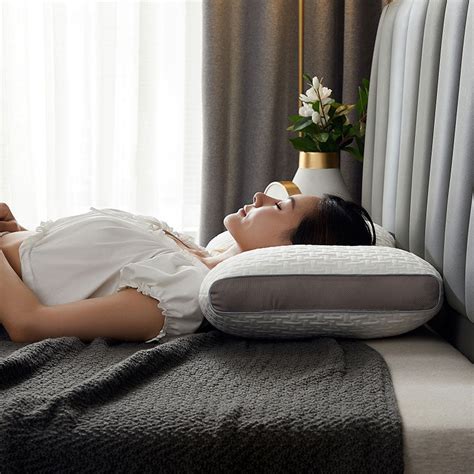 Hybrid Pillow For Back And Side Sleepers Neck And Shoulder Support Pillow