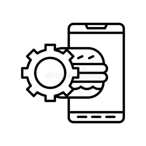 Mobile App Icon Vector Isolated On White Background Mobile App Sign