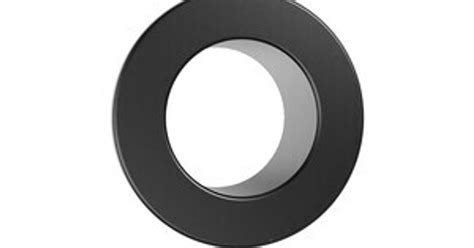 Universal Metal Basin Overflow Cap Matt Black Roper Rhodes Trade Solutions