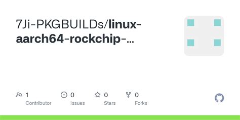 Github 7ji Pkgbuildslinux Aarch64 Rockchip Bsp61 Fydetab Git