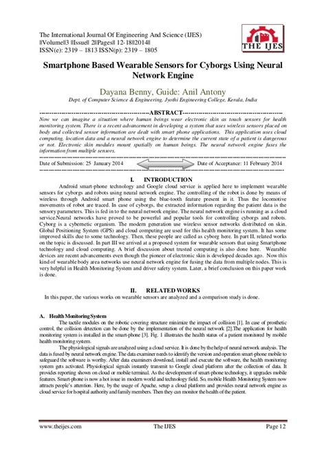 Smartphone Based Wearable Sensors For Cyborgs Using Neural Network En