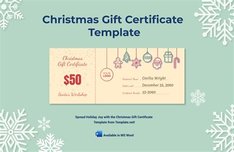 Editable Certificate Template