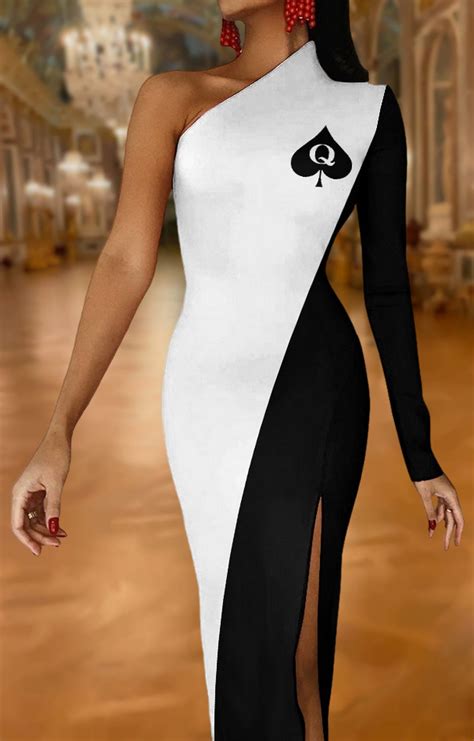 Queen Of Spades Dress Cocktail Dress Envening Dress Hotwife Etsy