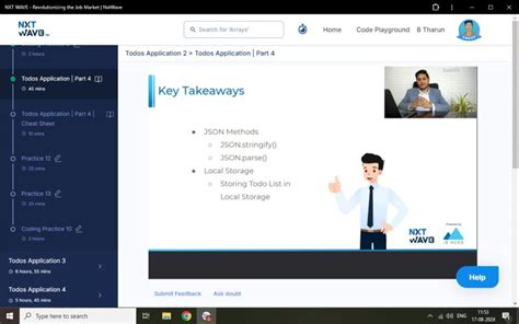 Tharun Narayana Busa On Linkedin Nxtwave Ccbp Js Connections