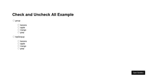 React Multi Select Checkbox Codesandbox