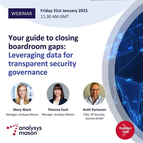 Analysys Mason On Linkedin Cybersecurity Governance Ciso Riskmanagement Datatransparency