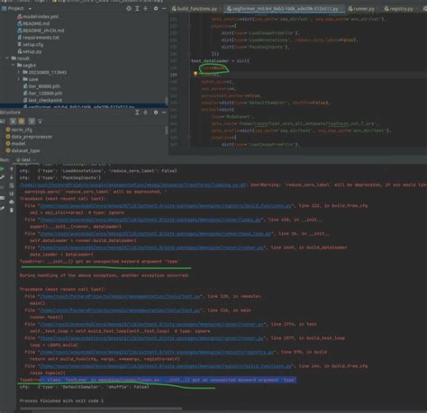 In Buildfromcfg Raise Keyerror Keyerror `cfg` Or `defaultargs` Must Contain The Key Type
