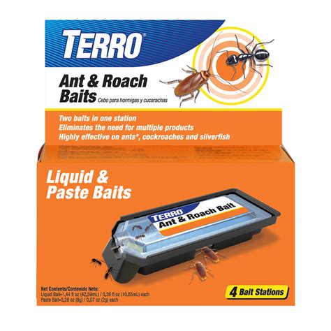 Terro Liquid Ant And Roach Bait 4 Pack