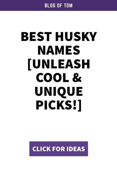 Husky Names Artofit