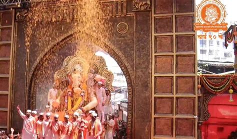 Lalbaugcha Raja 2023 Visarjan Live See Photos Lalbaugcha Raja 2023