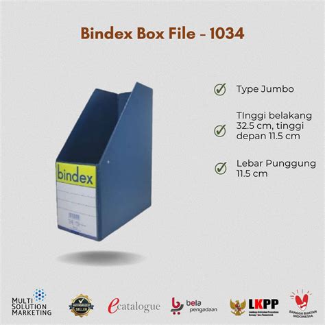 Jual Bambi Bindex Box File 1034 Padi Umkm