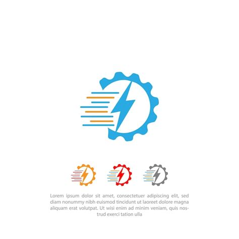 Premium Vector Electrical And Gear Engineering Logo