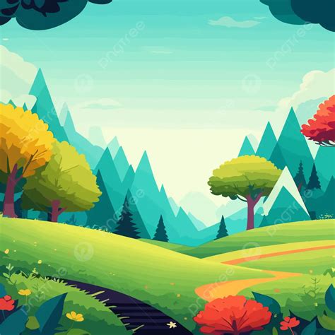 산과 숲의 그림 배경 디자인 벡터 산의 그림 배경 디자인 일러스트레이션 배경 디자인 산 배경 일러스트 및 사진 무료 다운로드 Pngtree