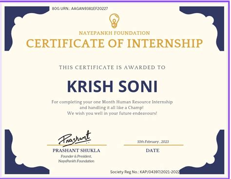 Krish Soni On Linkedin Hr Intern At Nayepankh Foundation