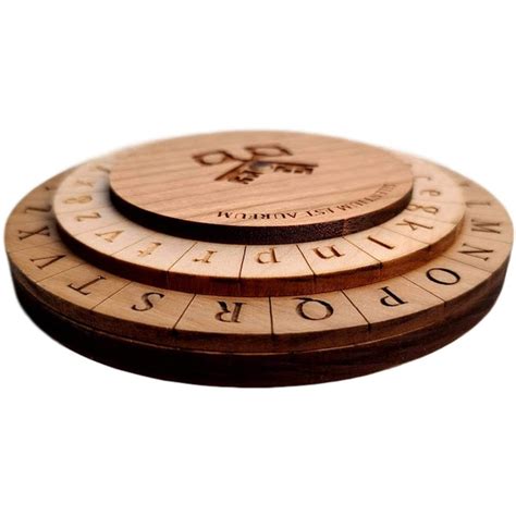 Alberti Cipher Wheel Escape Room Secret Decoder Disk Creative