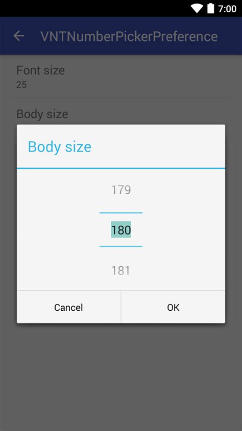 Vntnumberpickerpreference Numberpicker Prefere Codekk Androidopen