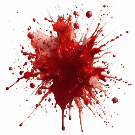 Blood Splatter On White Background Splatter Blood Red Png
