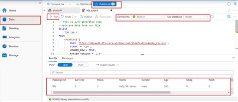 Level 2 Of The Stairway To Synapse Analytics Analyze Data In Storage